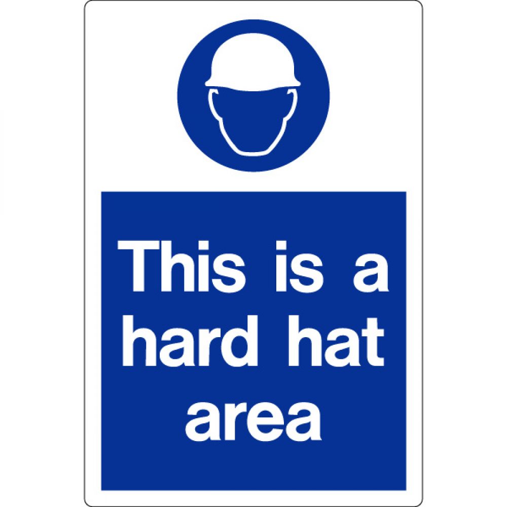 Display Signs - Buy Hard hats must be worn on this site Sign