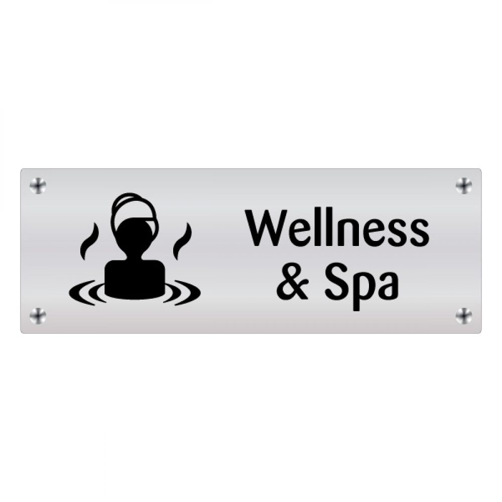 ID003 Wellness and Spa Wall Sign for Care Homes - Display Signs