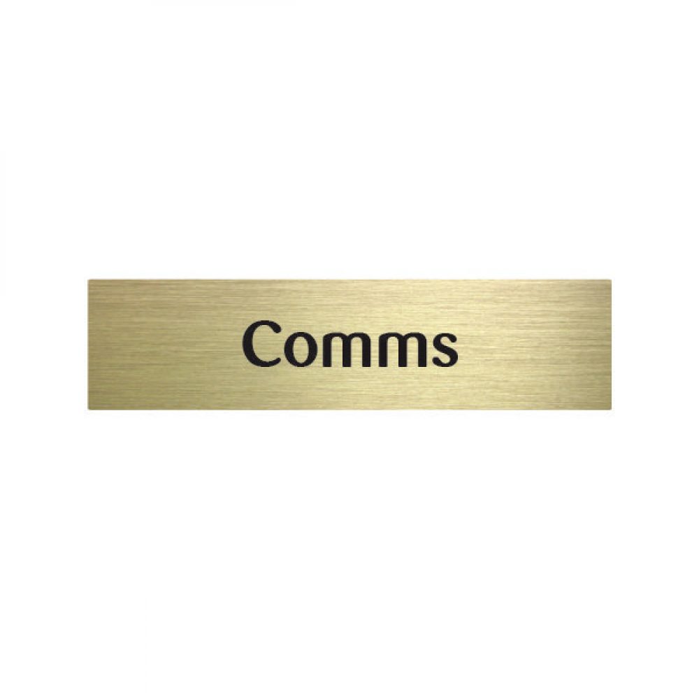 ID054 Comms Door Sign for Care Homes - Display Signs