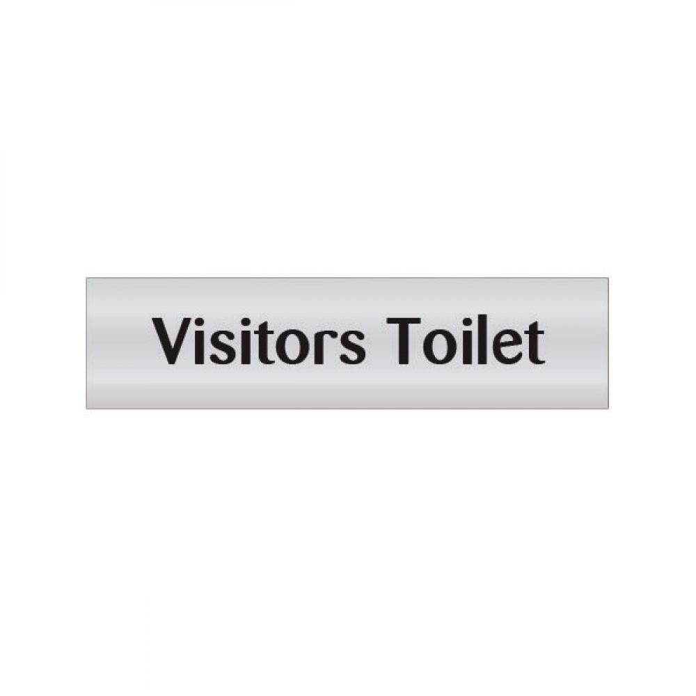 ID062 Visitors Toilet Door Sign for Care Homes - Display Signs